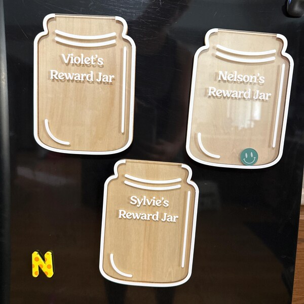 Custom Magnetic Reward Jar Classroom Behavior, Personalized Emotion ...