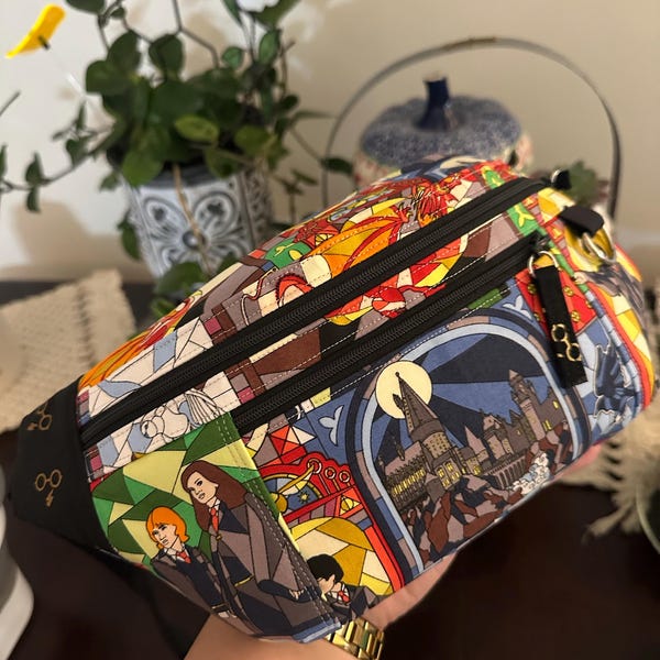 Sloth Themed Fanny Pack / Belt Bag With 3 Zippered Pockets. Great Gift ...