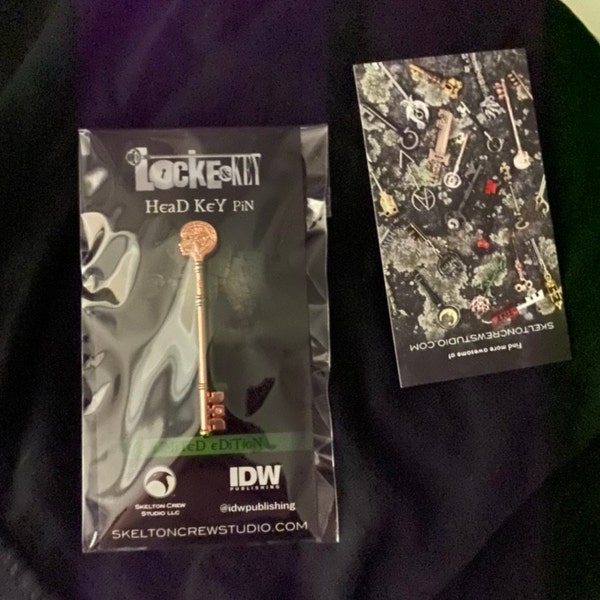 Locke & Key: Limited Edition Head Key Pin - Etsy