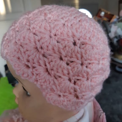 Crochet Shell Stitch Baby Hat Written Pattern - Etsy