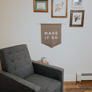 Custom Quote Banner Custom Pennant With Any Quote in Rustic Style Font ...