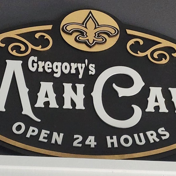 New Orleans Saints Man Cave Sign - Etsy