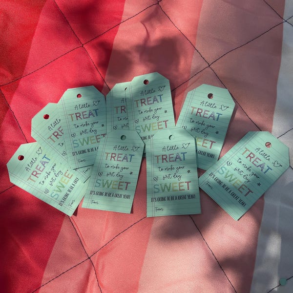 Welcome Back We Are Going to Have an Amazing Year Tag, Printable First ...