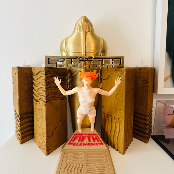 The 5th Element Desktop Size Movie Prop - Set of Four Elemental Stones ...