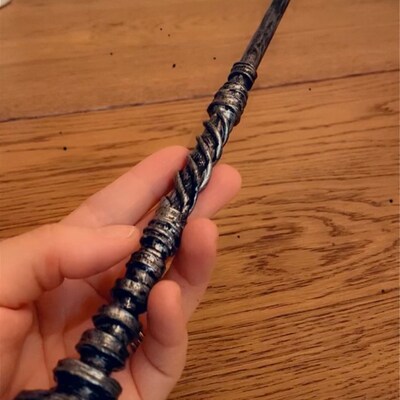 Moon Wand Magic Wand With a Moon Glass Dome Silver Wand - Etsy