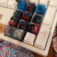 Epoxy Resin Artisan Keycap Custom Keycaps Botanical Keycaps - Etsy Hong ...