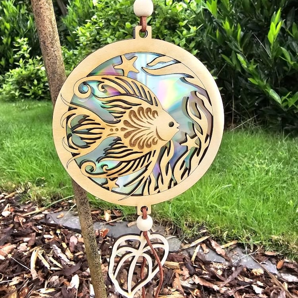 Digital File Sunflower & Hummingbirds Suncatcher | Repurposing Dvds ...