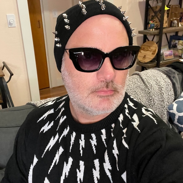 David Rose Inspired Lightning Bolt Knit Sweater - Schitts Creek Costume ...