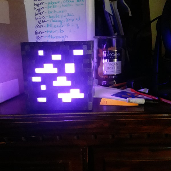 THE ORIGINAL Minecraft "inspired" Ore Lamp, Nightlight, LED, Gamer Lamp ...