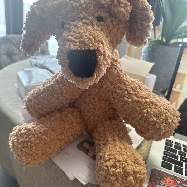 Larry the Labradoodle Toy Knitting Pattern Digital Download - Etsy