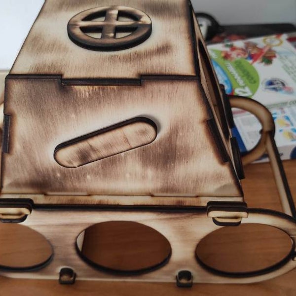 Laser Cut File Vector Bottle Tank, CNC, SVG, DXF, Pdf, Cdr, Patern Cnc ...