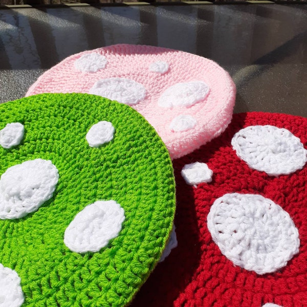 Crochet Mushroom Toadstool Hat *PATTERN ONLY* - Etsy