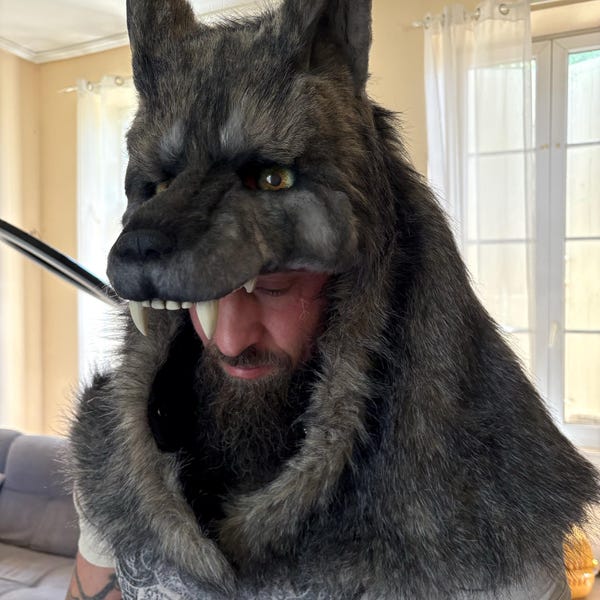 Full Head Skull Mask/helmet With Movable Jaw - Etsy