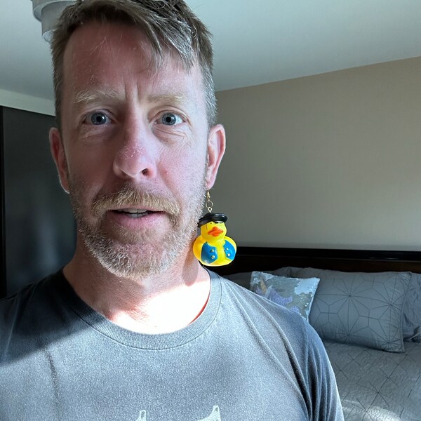 Crazy Hair Troll Rubber Duck Keychains! Colorful and Fun! - Etsy