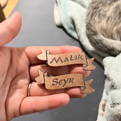 Name Banner Pin Renaissance Faire Ren Fest Renaissance Jewelry Name ...