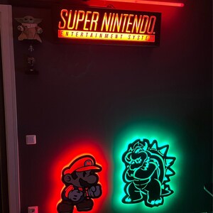 Luigi Led Sign Wall Art Decor Glow in the Dark Wall Art - Etsy