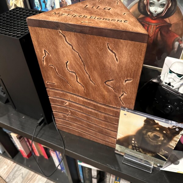 5th Element Elemental Stones Personalized Wood Urn , Wooden Memorial ...
