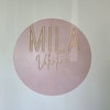 Mia - Adhesive Wall Decal | Circle Shape Sticker - Etsy