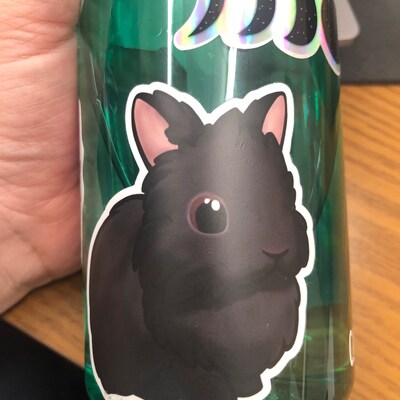 Black Tort Lop Rabbit Sticker Lop Rabbit Bumper Sticker Lop - Etsy