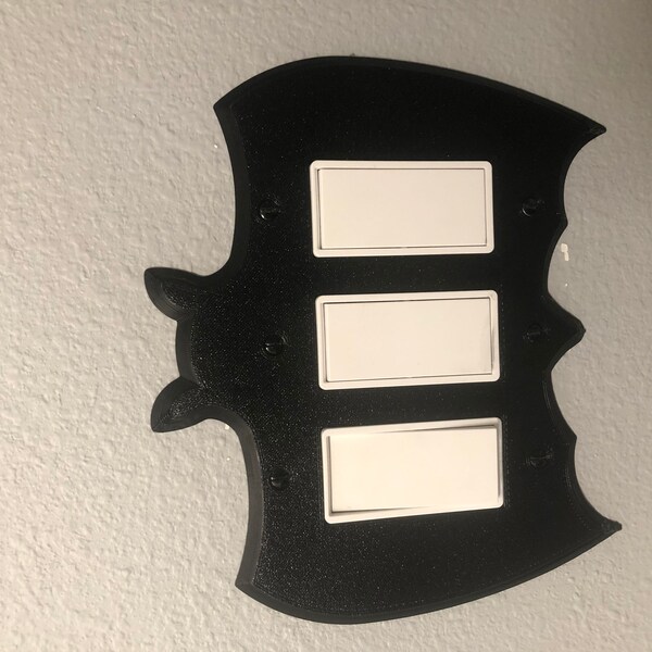 Bat Light Switch Cover / Gothic Home Decor / Goth Home Decor / Haunted ...