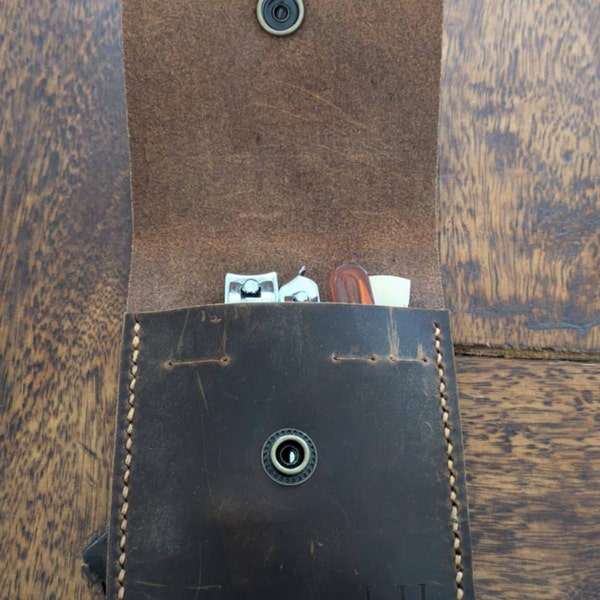 Personalized Vintage Leather Document Holder Case Folder ,A4 / Letter ...