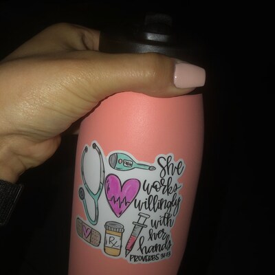 Nurse Sticker Nursing Laptop Sticker Sticker Collector Vinyl Car Decal ...