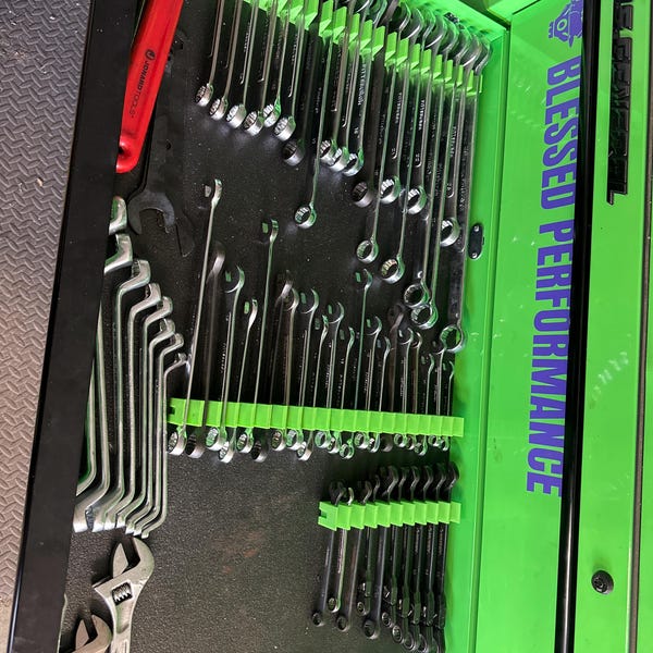 Pack of 25 Modular Tool Box Wrench Organizers (multiple Colors ...