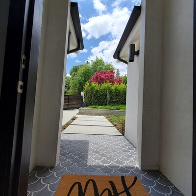 Hello Cursive Font Exterior Coir Welcome Door Mat - Etsy