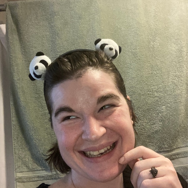 Panda Hair Band - Etsy