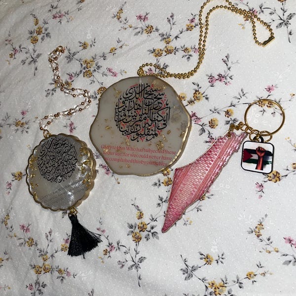 Travel Dua Islamic Car Hanging | Islamic Keychain Acrylic Car Hanging ...