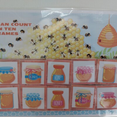 Honey Bee Preschool Printable Busy Book. Honeybee Activity. Pre-k ...