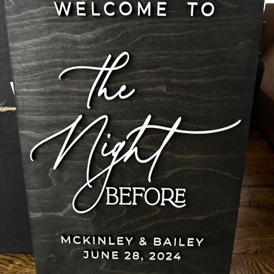 Round Wedding Welcome Sign, Custom Wedding Name Circle Sign, Ceremony ...