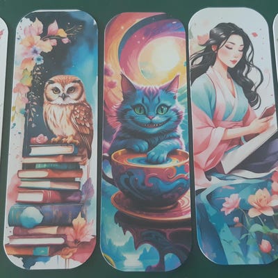 Wednesday Addams Laminated Bookmarks With Sticker - Etsy