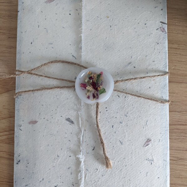 Handmade Mini Notecards & Envelopes With Wax Seals Set of 6. Handmade ...