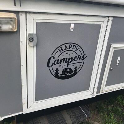 HAPPY Campers,travel Trailer,camper Decal,vehicle Decals,rv Decal,truck ...