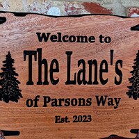 Carved Wooden Welcome Sign Nature Inspired Bird and Tree - Etsy Canada