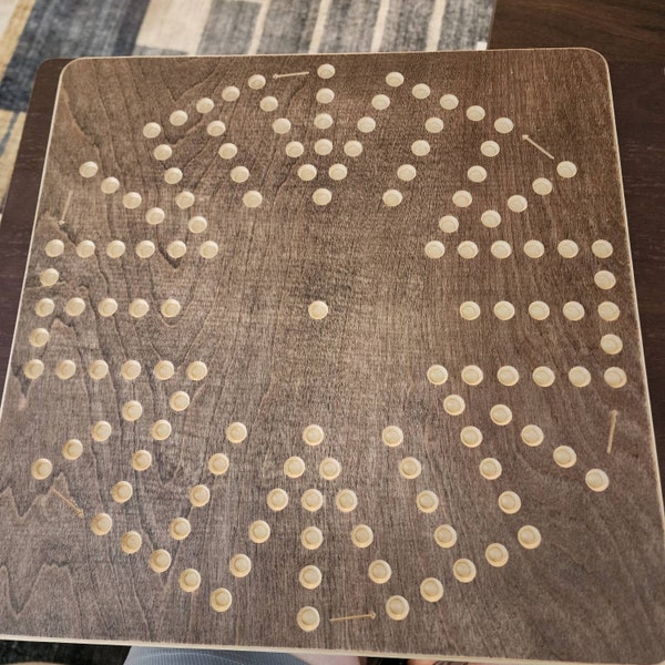 Real Wood WAHOO BOARD / Marble Game Board / Rustic Board Game / Family ...