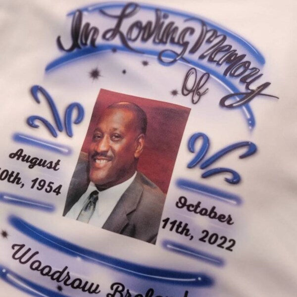 In Loving Memory of Png, Blue, Celebration of Life Memorial Shirt, DTF ...
