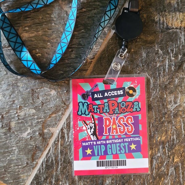 Rock Star, VIP PASS, Backstage Pass, Vip Invitation, Birthday, Pop Star ...