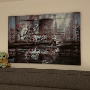 World Unity Holding Hands Graffiti Art Box Framed Printed | Etsy UK