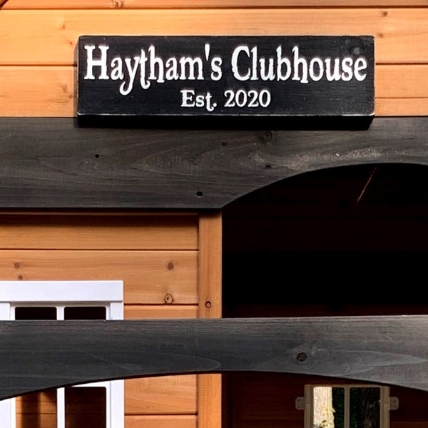Custom Sign for Kids | Clubhouse Playhouse Fort Playroom Sign | Pirate ...
