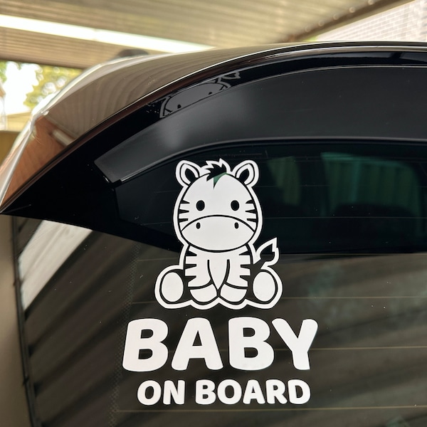 Baby on Board Stickers / Decals Gen1 Stickers Weatherproof Car Decal ...