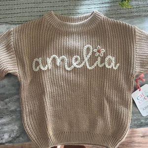 ADD ON WILDFLOWER Design to Custom Hand Embroidered Cardigan, Sweater ...