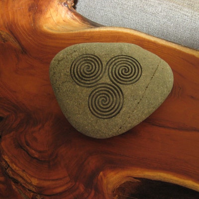 Custom Engraved Word Stone Personalized Grey Stone - Etsy