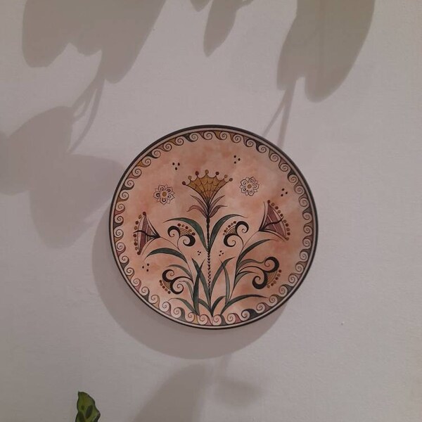 Ceramic Free Handpainted Plate Decorated With Designs Inspired From the ...