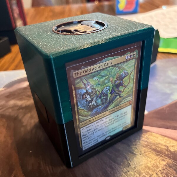 MTG EDH Commander Deck Box W/ Toploader Slot for Stanley Tool Box ...