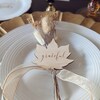 Thanksgiving Table Decor, Leaf Name Cards, Table Place Settings ...