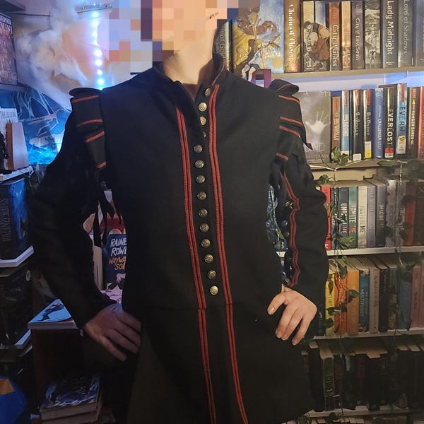 Renaissance Jerkin Made of Wool With Detachable and Buttonable Sleeves ...