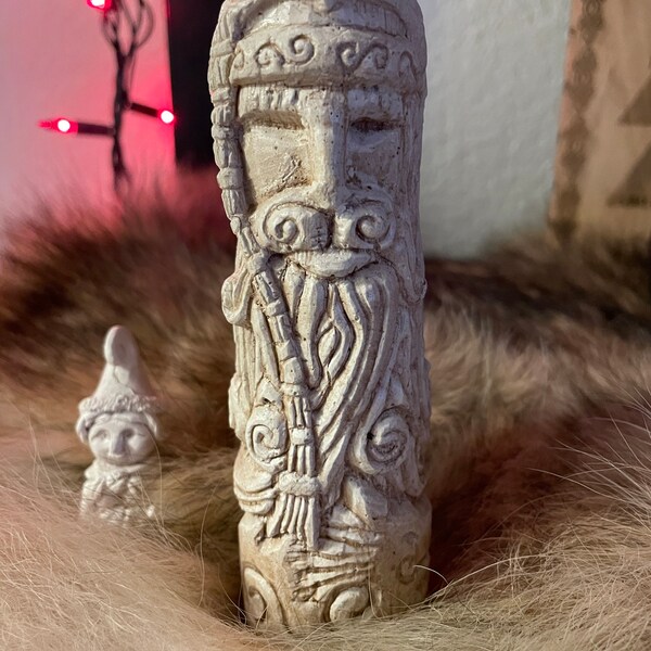 Freyr Totem Altar Frey Statue Norse Pagan Asatru Figurines - Etsy