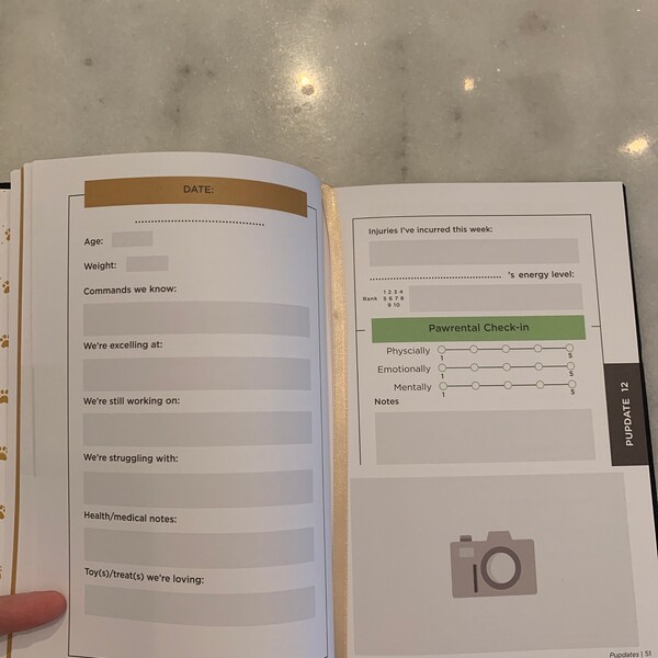 Puppy Journal : A Guided Journal to Document the First Year With Your ...